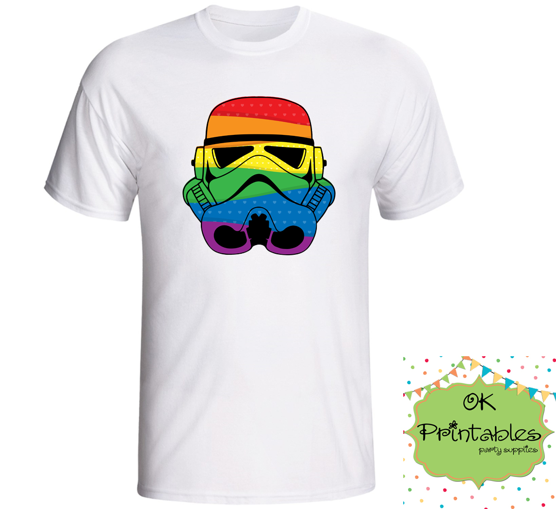 Lgtb Pride Stormtrooper Iron On Transfer -jpg- on Luulla